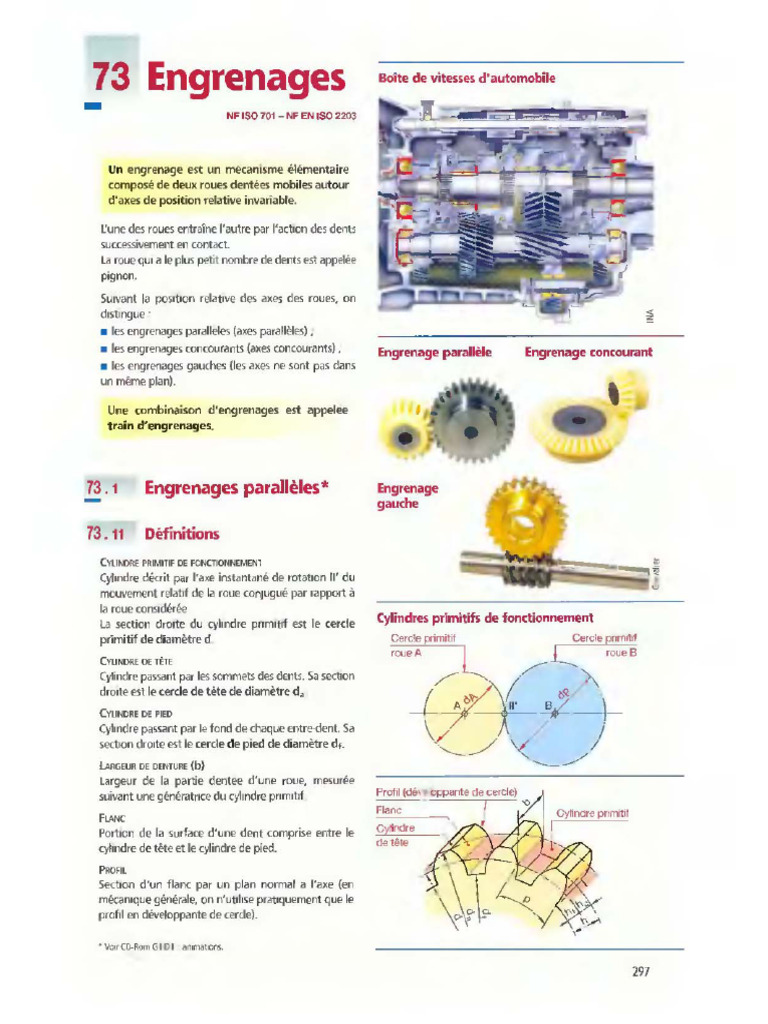 Engrenages | PDF