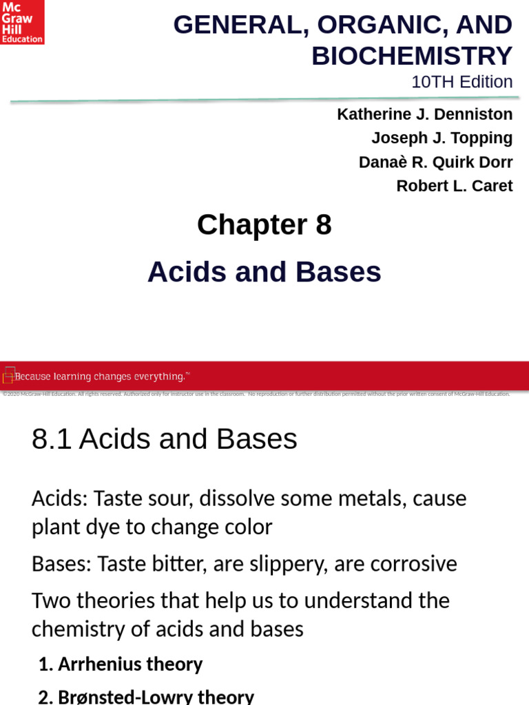 Chapter 8_Acids and Bases | PDF | Buffer Solution | Acid