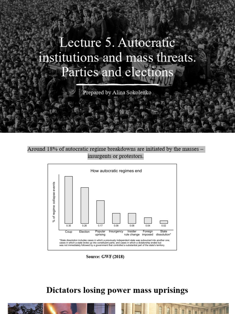 Autocratic Regimes: Control and Collapse | PDF | Political Parties ...