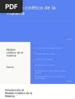 Modelo cinético corpuscular de la materia | PDF