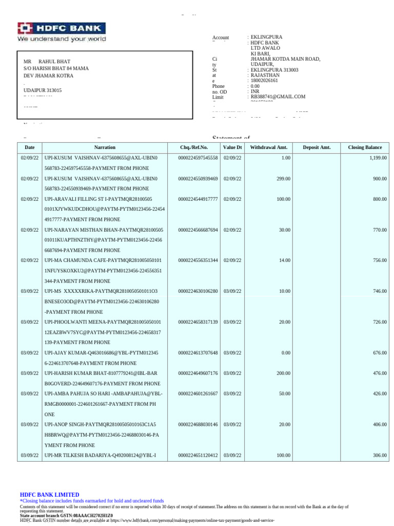 Account Statement2 | PDF | Institutional Investors | Banking
