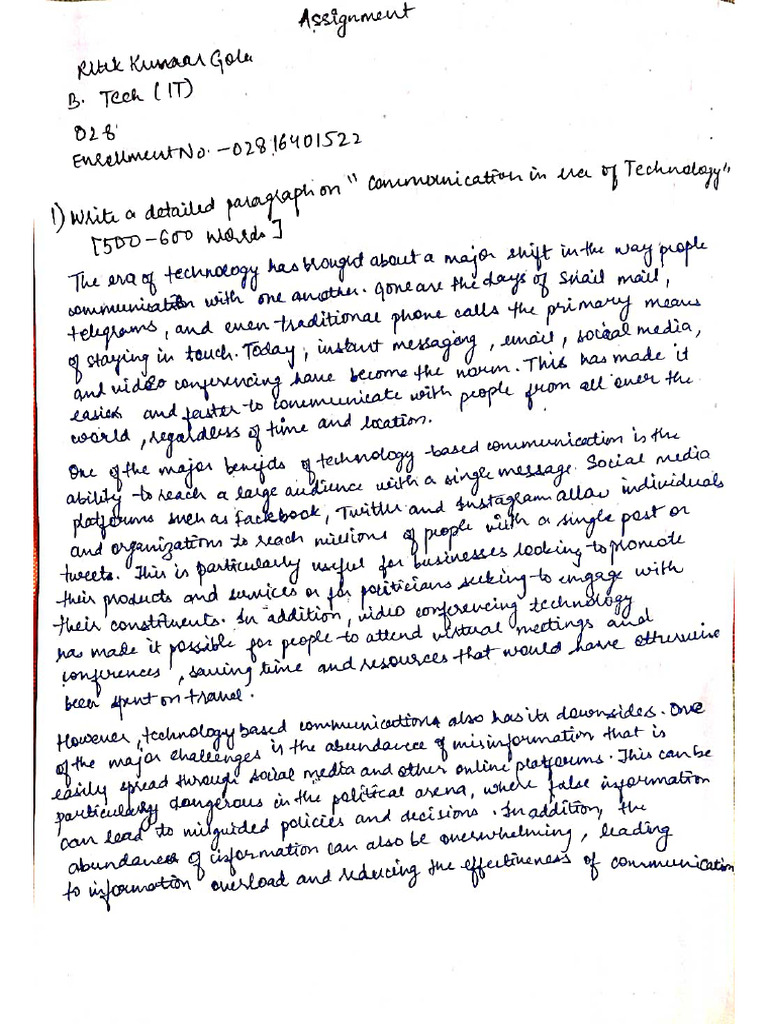 Assignment Ritik Kumar Gola | PDF Assignment Ritik Kumar Gola | PDF