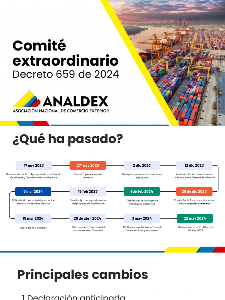 Nuevo informe comex | PDF | aduana