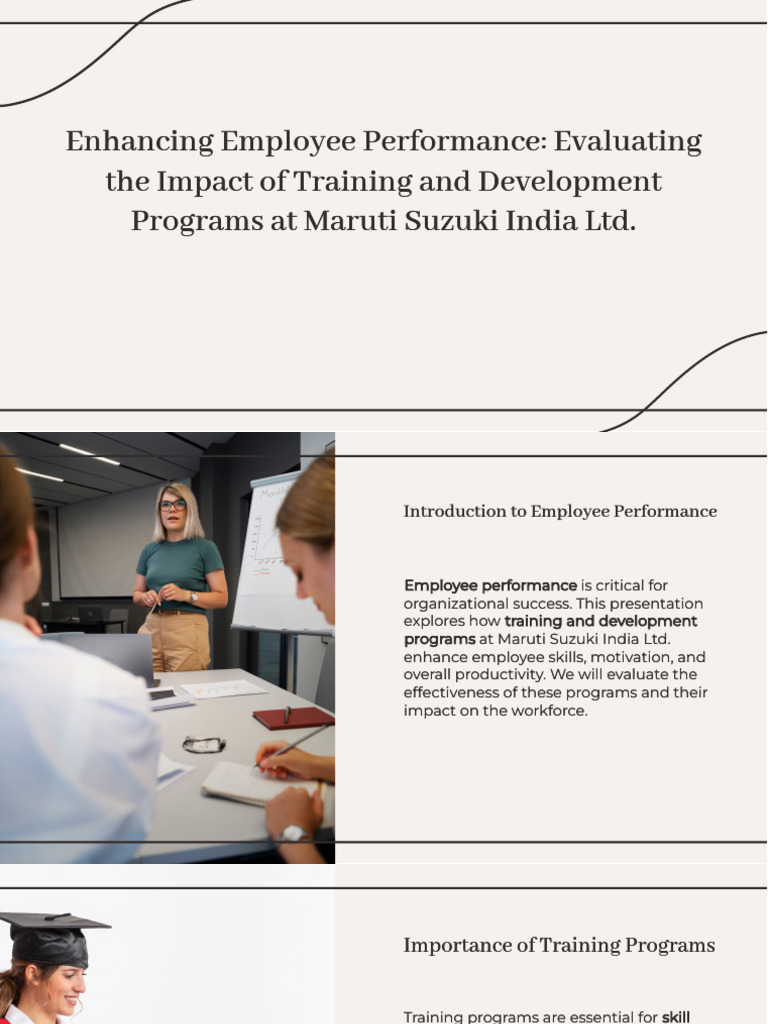 Slidesgo Enhancing Employee Performance Evaluating The Impact of ...