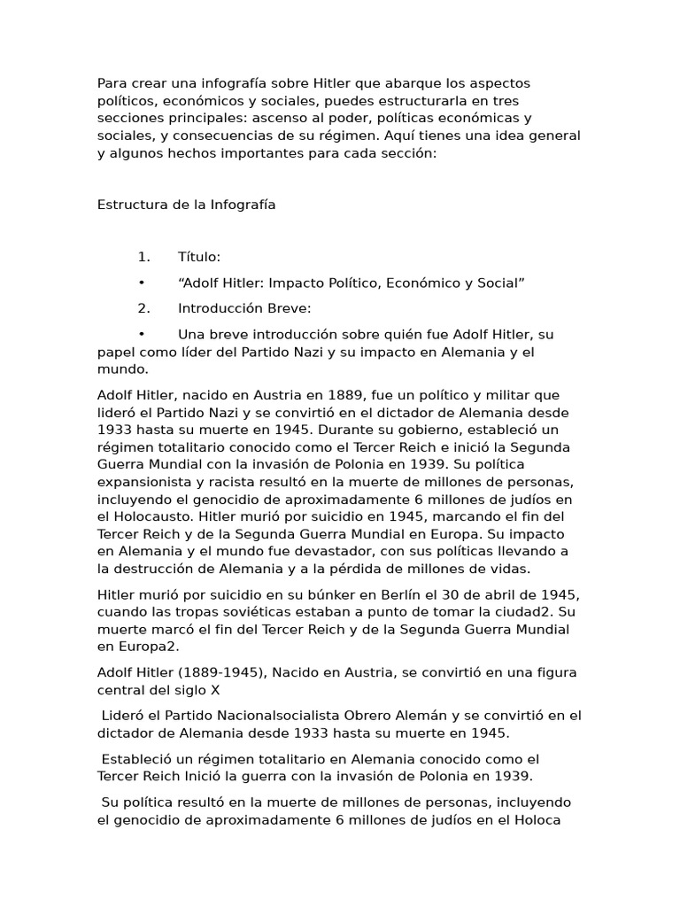 Infografia 2 | PDF | Alemania nazi | Adolf Hitler