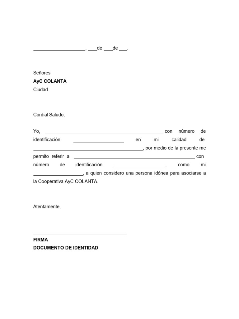 Modelo Sobre Carta | PDF