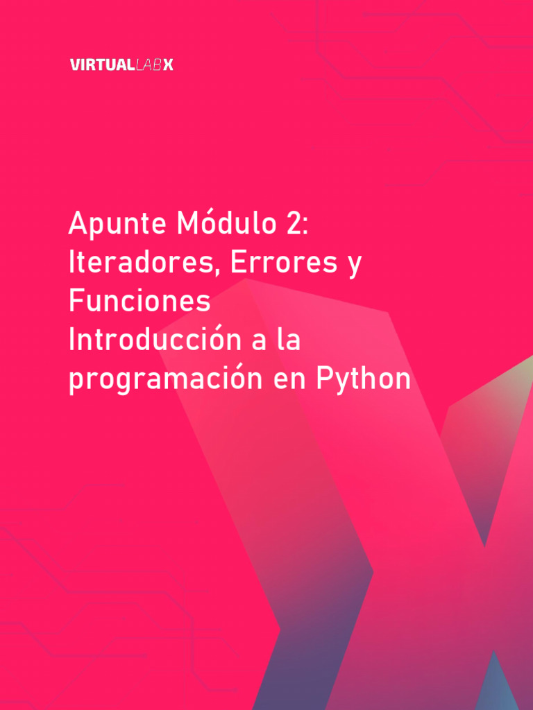 Módulo 2 - Iteradores, Errores y Funciones | PDF | Python (lenguaje de programación ...