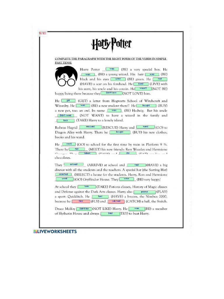 U4 Reading Harry Potter | PDF