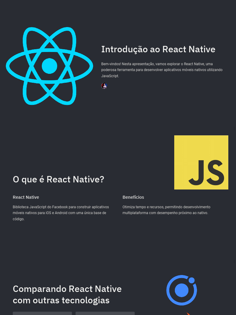 Introducao Ao React Native | PDF | Aplicativo para celular | Script Java Introducao Ao React Native | PDF | Aplicativo para celular | Script Java
