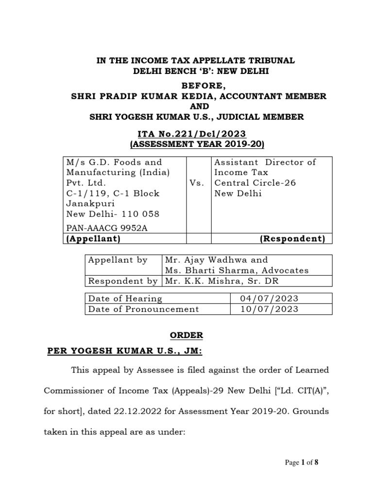 1688982059-GD FOODS AND MANUFACTURING _INDIA_ PVT. LTD | PDF | Taxes ...