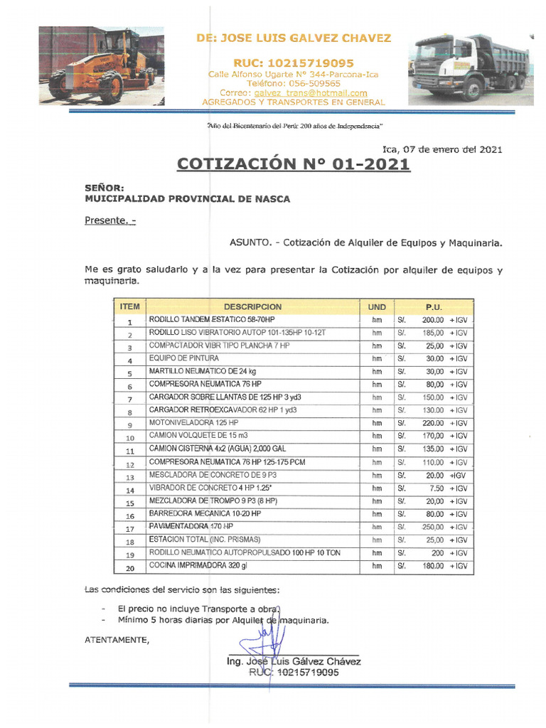 21 Cotizacion | PDF