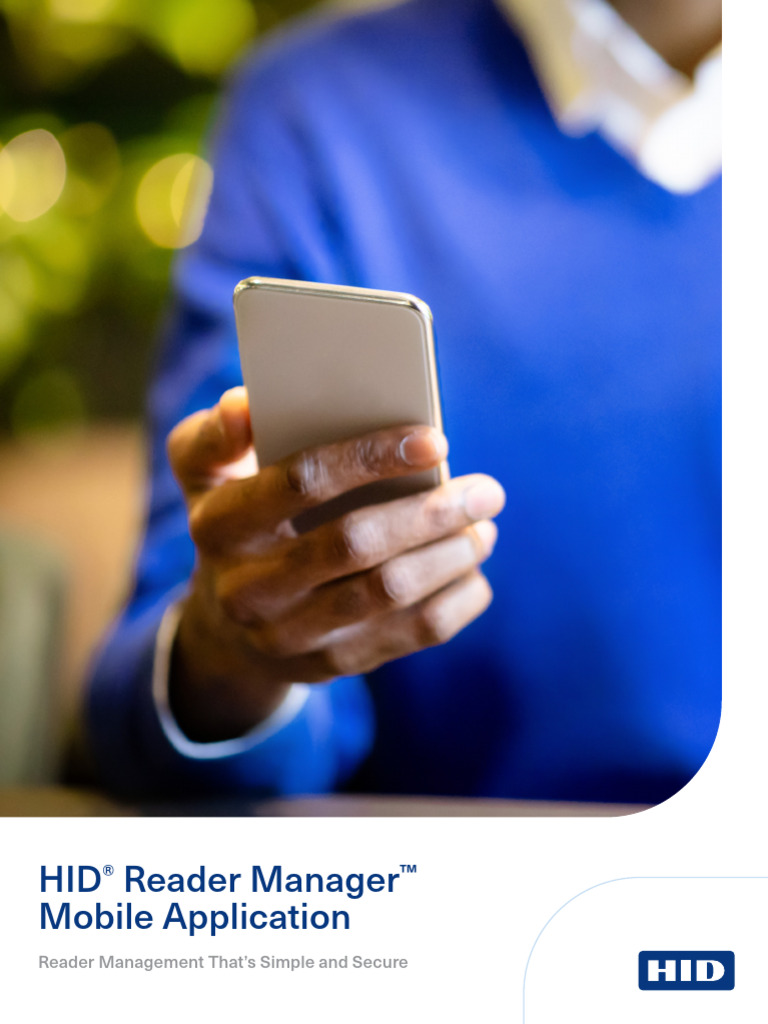 pacs-reader-mgr-app-br-en_0 | PDF | Mobile App | Bluetooth