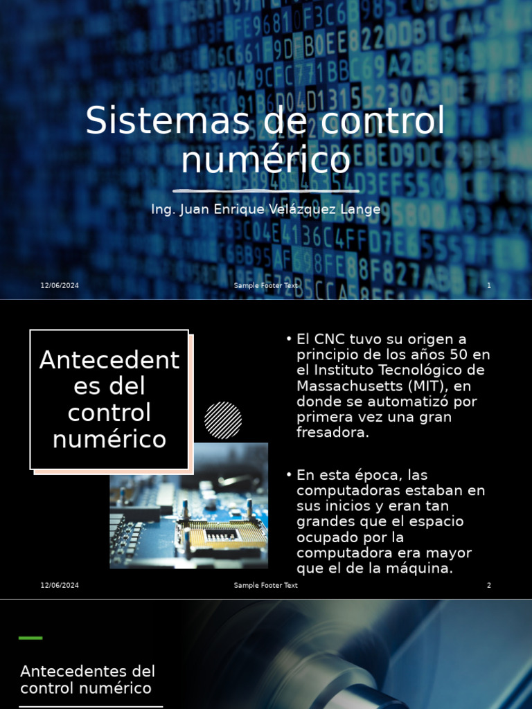 Presentación Sistemas de Control Numérico | PDF | Control numerico ...