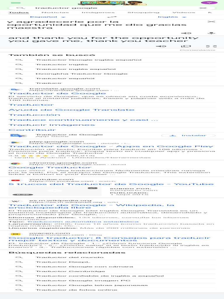 Google Traductor: Funciones y Uso | PDF | Traducciones | Google Play