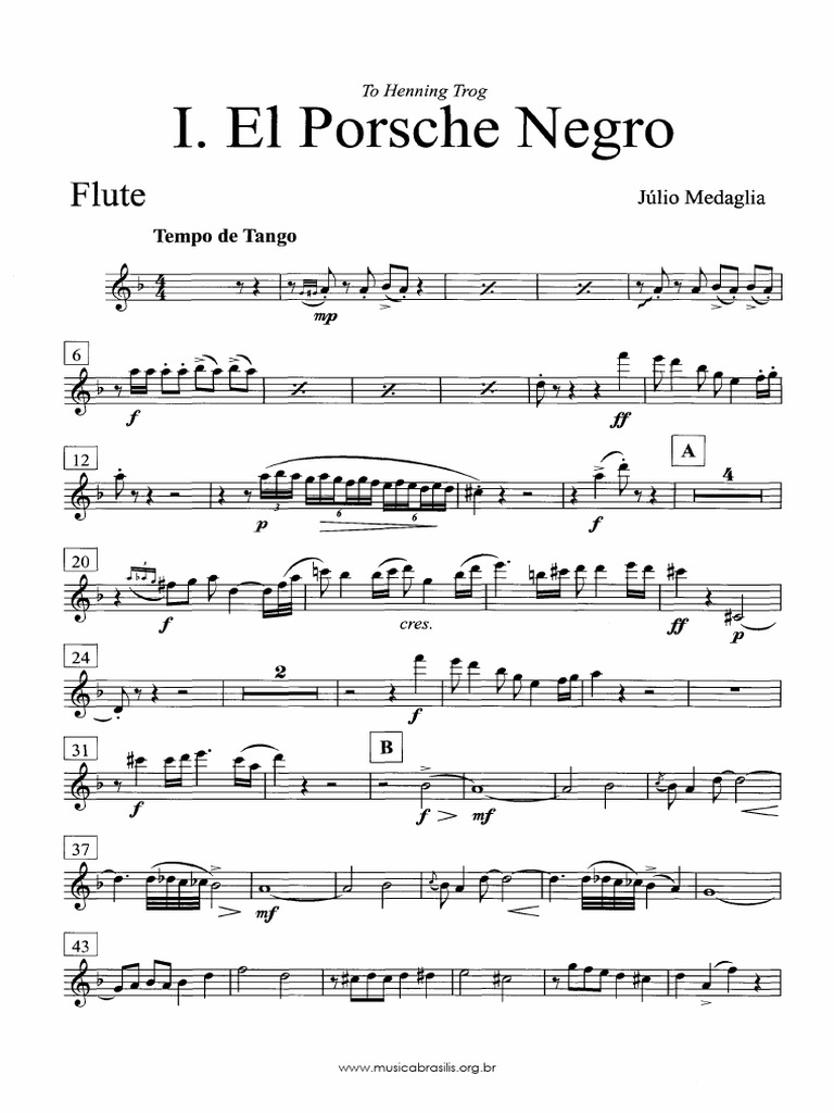 Flute Tango.. | PDF | Poetics | Musical Forms