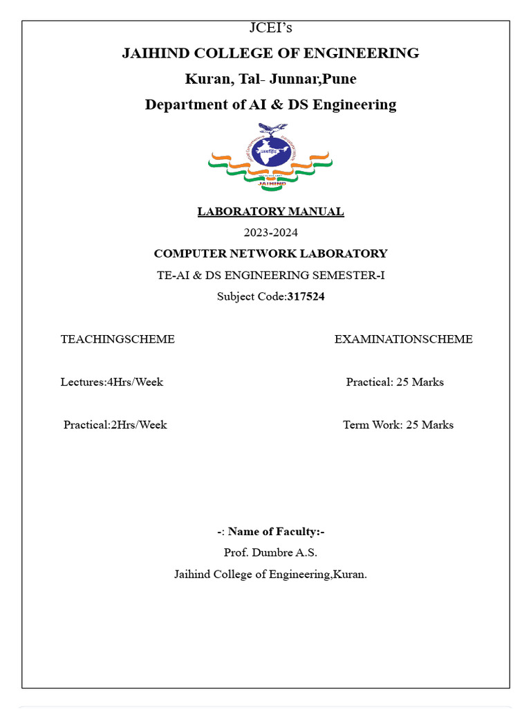 CN lab manual (3) | PDF | Network Topology | Computer Network