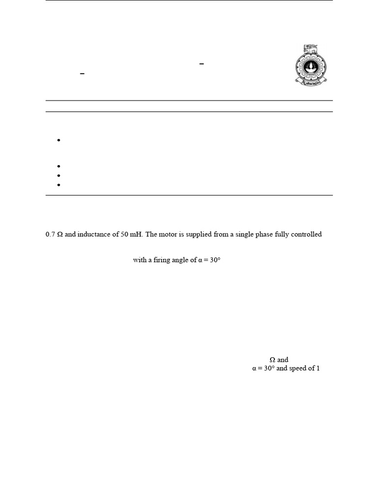 Eex5453 Tma01 2022-2023 | PDF | Electric Motor | Rectifier
