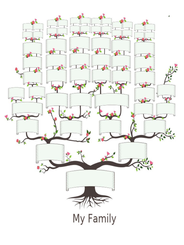 Printable Family Tree White | PDF