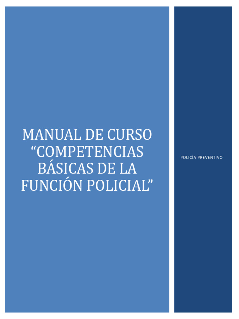 Manual de Competencias Básicas | PDF | Armas de fuego | Rifle