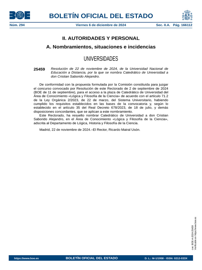 Boe A 2024 25459 | PDF