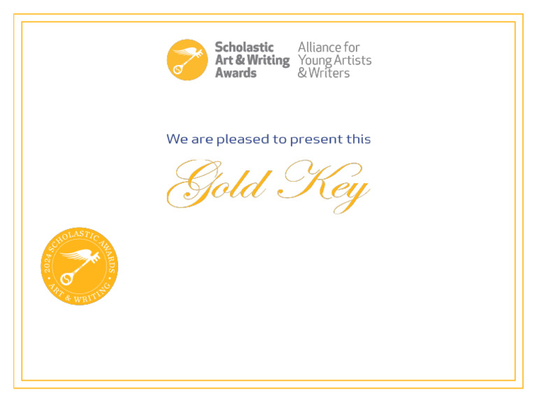 Gold Key Certificate | PDF