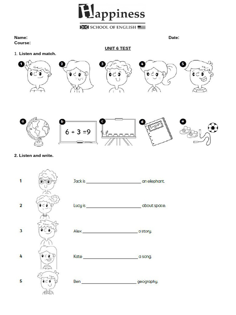 Unit 6 Test-Bright Ideas 2 | PDF