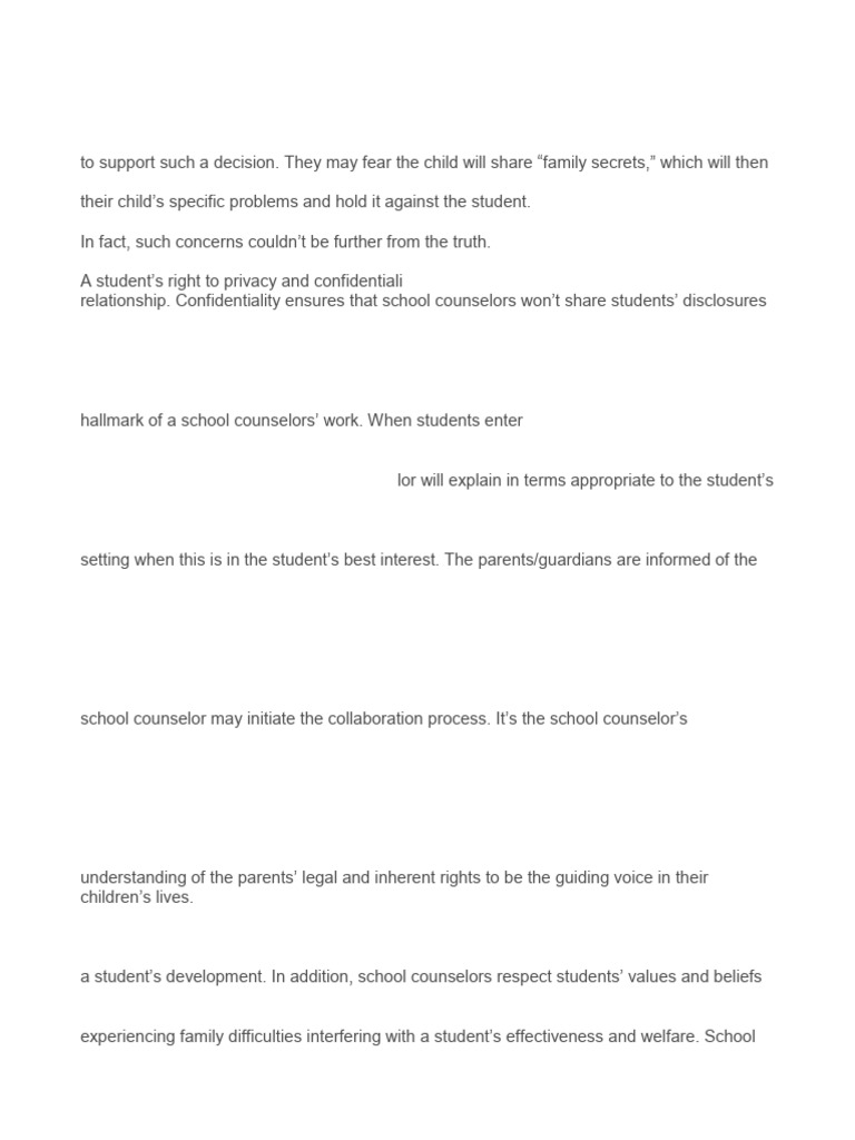 What Parents Need To Know About Confidentiality | PDF | Confidentiality ...