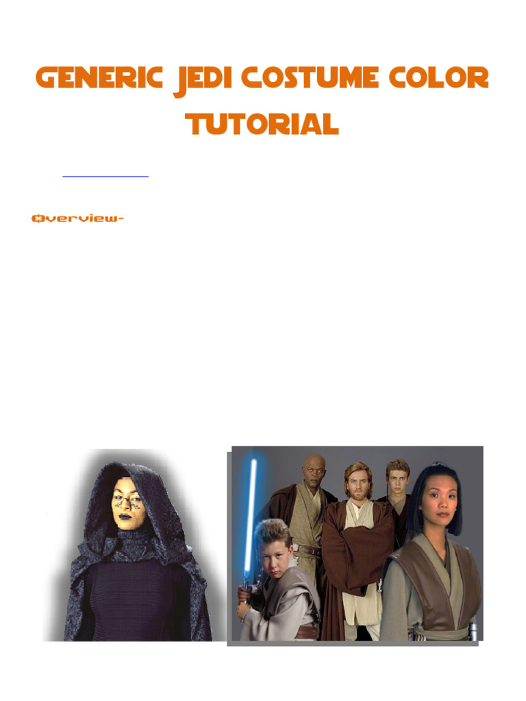 Jedi Color Scheme Tutorial 3-18-2k11 | PDF | Jedi | Luke Skywalker