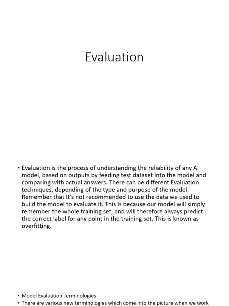 Evaluation | PDF | Accuracy And Precision | Applied Mathematics