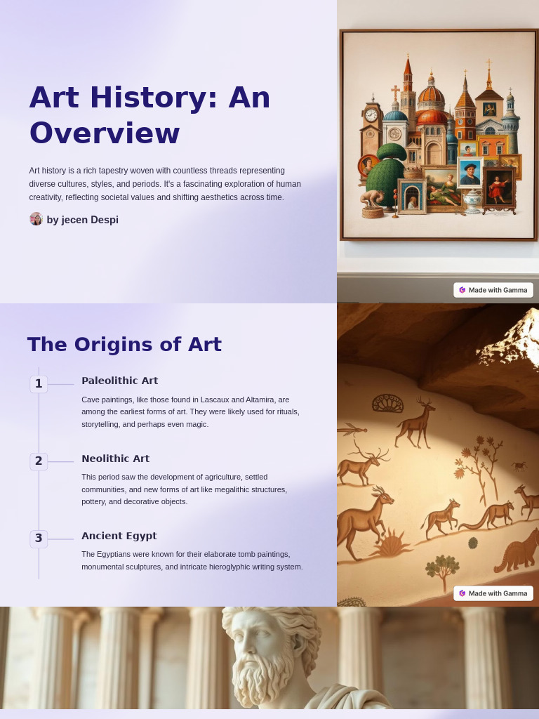 Art History An Overview | PDF | Baroque | Impressionism