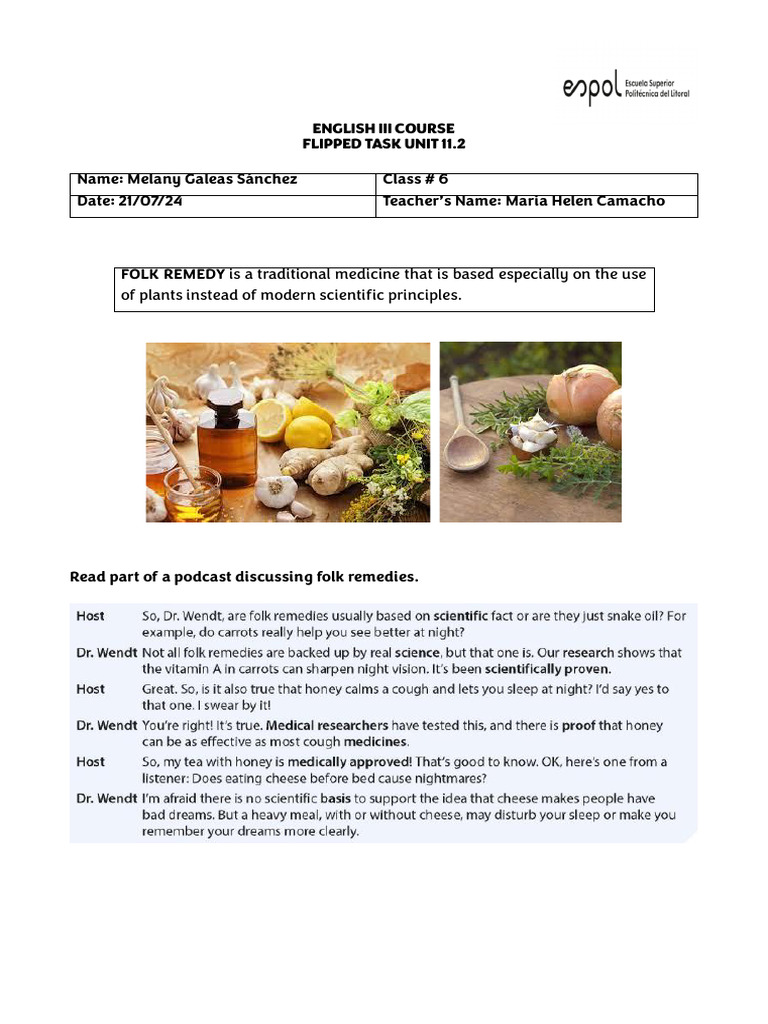 Flipped Task Unit 11.2 (4to Semestre) | PDF