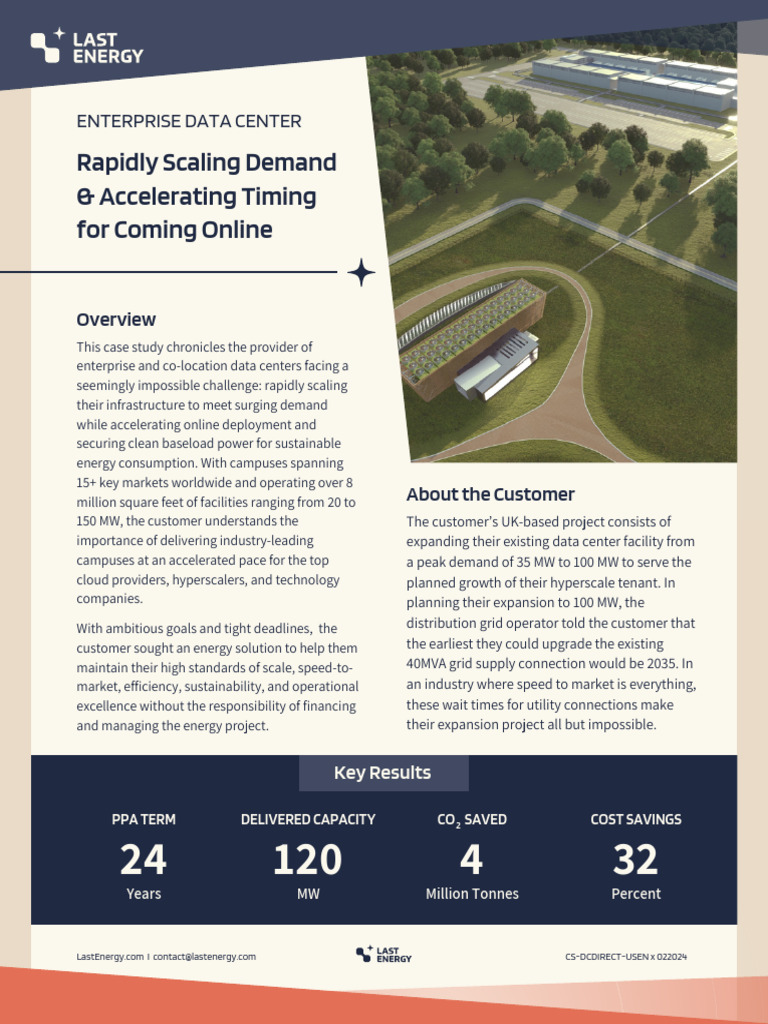 Data Center Case Study Le Pdf Renewable Energy Electrical Grid