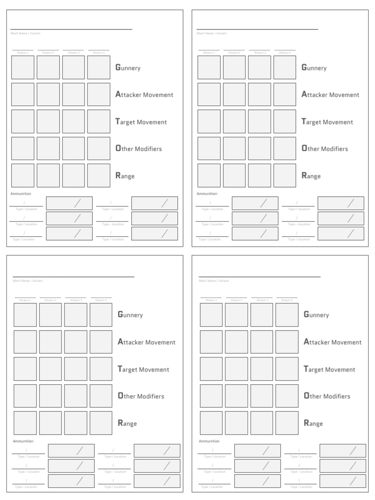 Combat Calculator - 4 Unit | PDF | Artillery | Projectiles