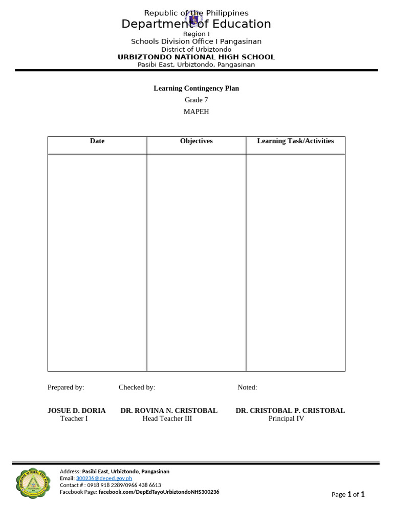 CONTINGENCY | PDF