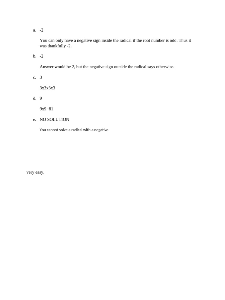 Simplify Radicals | PDF