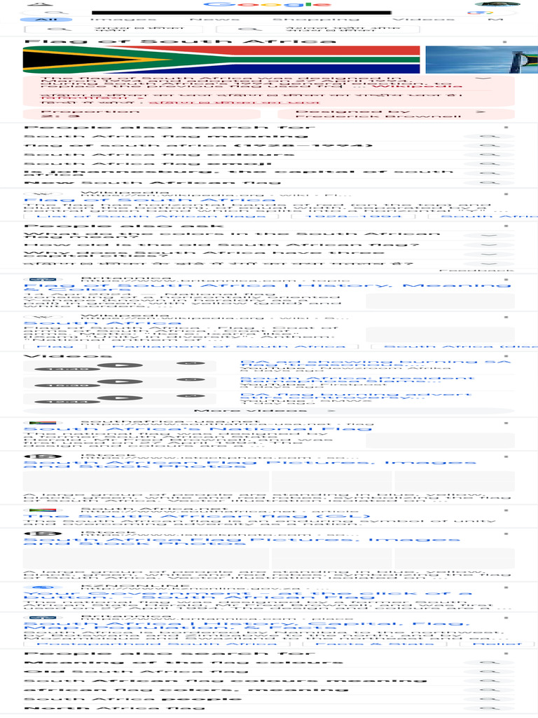 South Africa Flag - Google Search | PDF | Heraldry | Flag