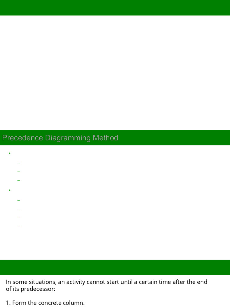 3.5 Smart relationships_Precedence Diagram Method | PDF
