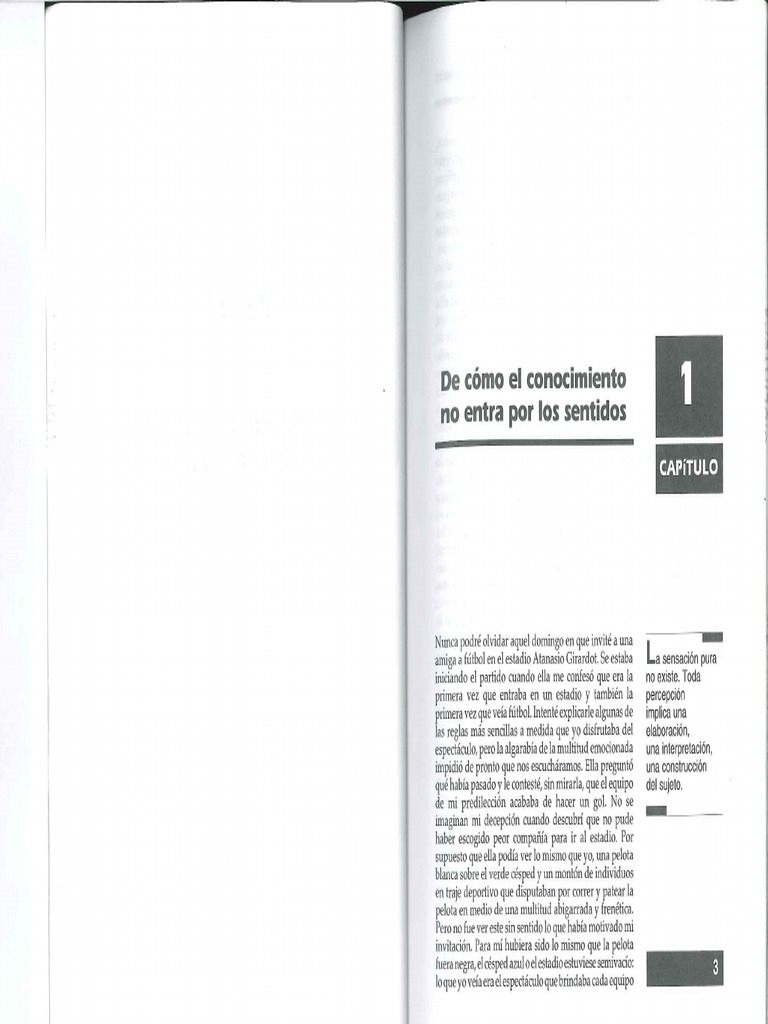 Conocimiento y Formacion de La Persona | PDF