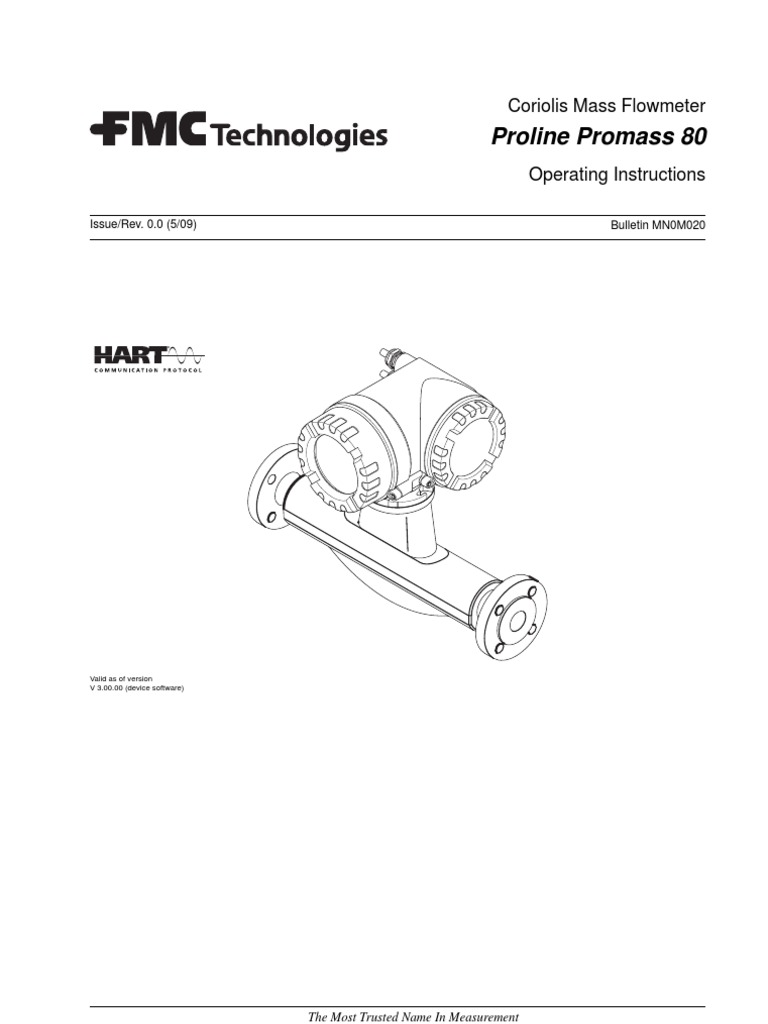 Promass 80 | PDF | Power Supply | Cable