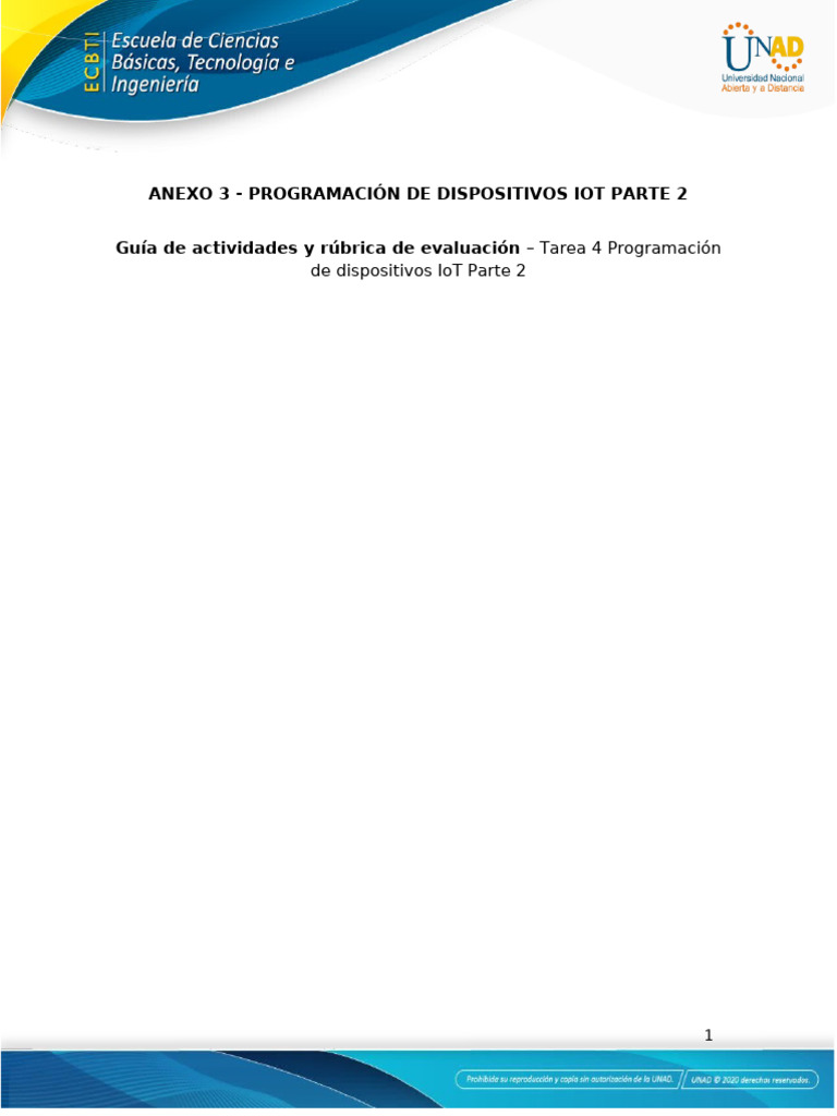 Anexo 3 - Programación de Dispositivos IoT Parte 2-1 | PDF | Microcontrolador | Red de computadoras