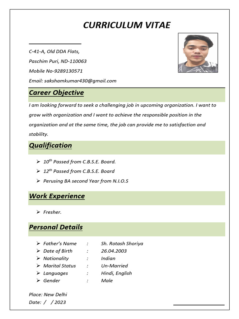 Saksham Shoriya RESUME 2 | PDF