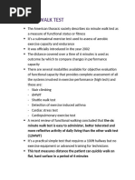 6-Minute Walk Test Recording Form | PDF | Heart Rate | Blood Pressure