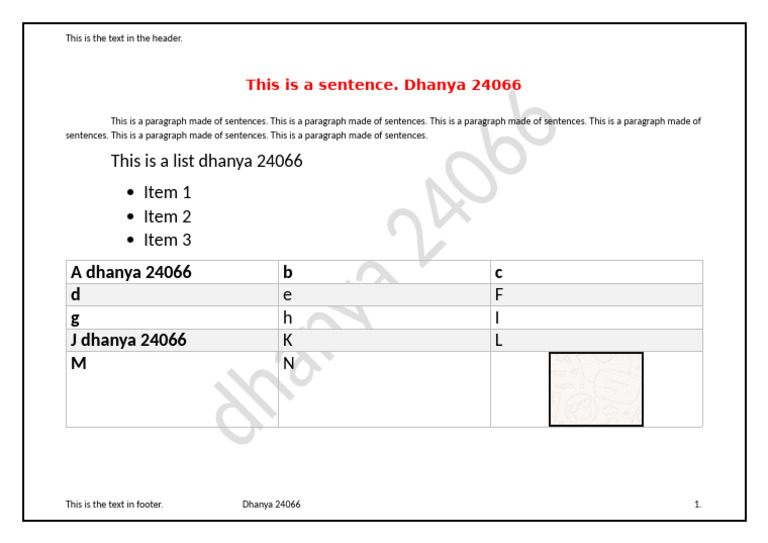 Structured Document Overview | PDF