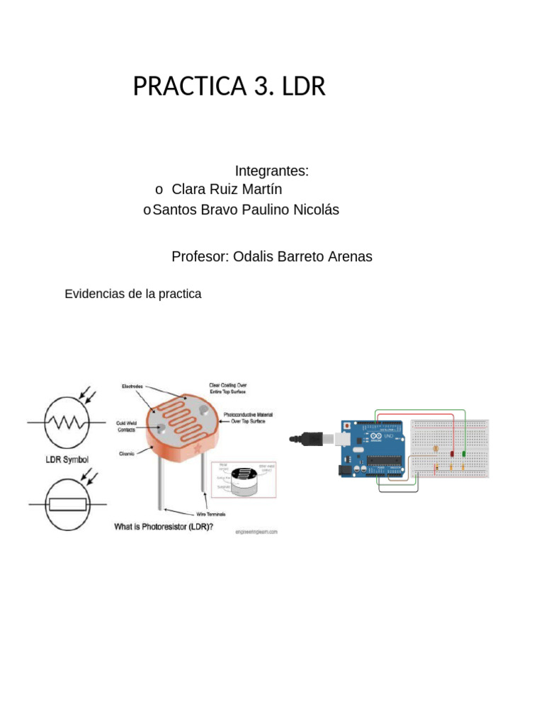 Practica 3 LDR | PDF Practica 3 LDR | PDF