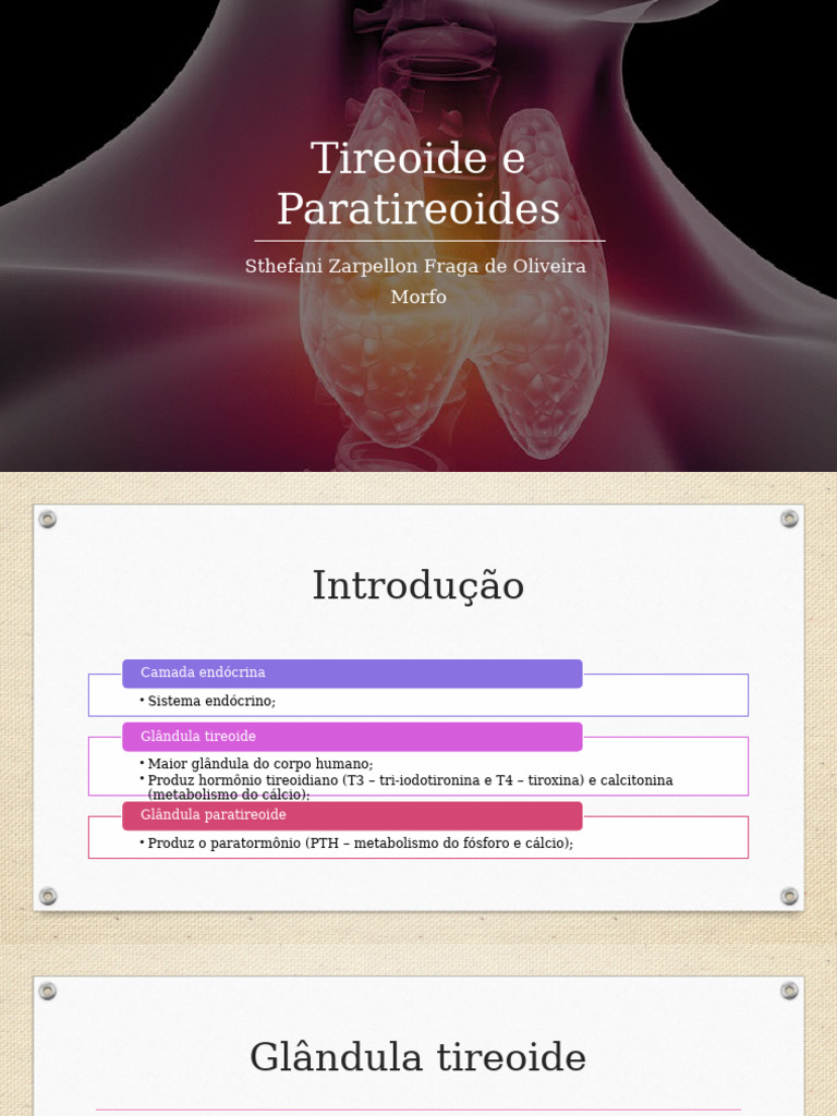 Anatomia e Função da Tireoide e Paratireoides | PDF | Tireoide ...