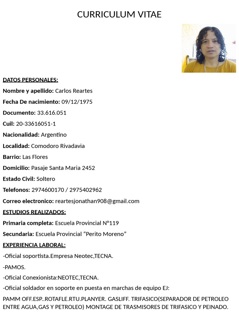 Curriculum Vitae | PDF