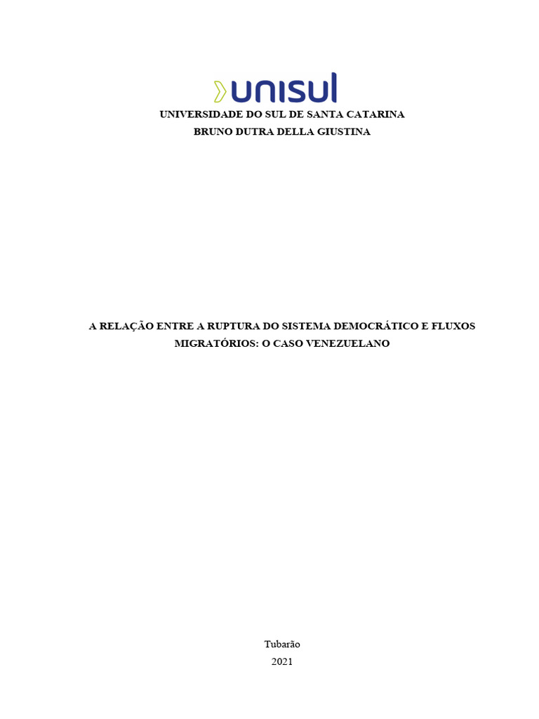 TCC Final - Bruno | PDF | Democracia | Ideologias Políticas