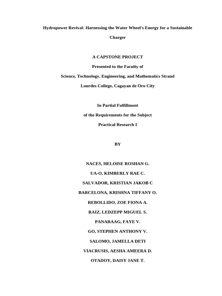 Chapter 2 Final | PDF | Hydroelectricity | Renewable Energy