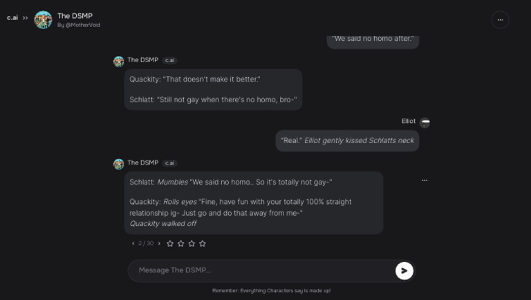 Chat With the DSMP Character.ai Personalized AI for Every Moment of ...