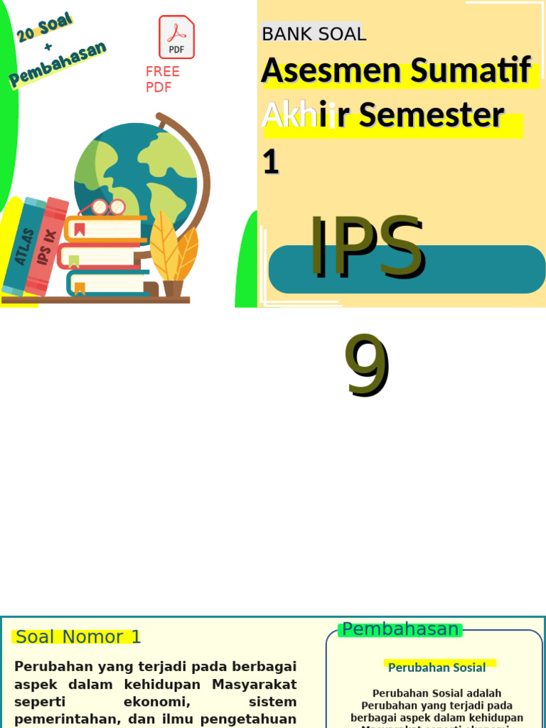 ASAS 1 IPS Kelas 9 | PDF